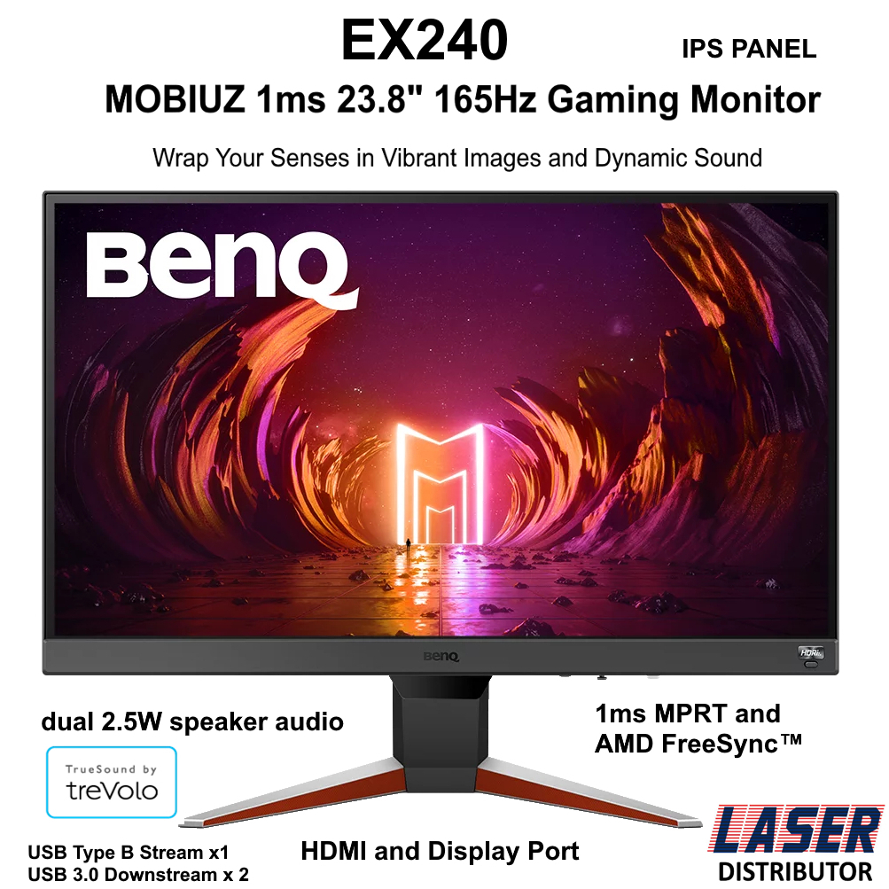 BENQ EX240 165Hz IPS 23.8" Gaming Monitor | Shopee Malaysia