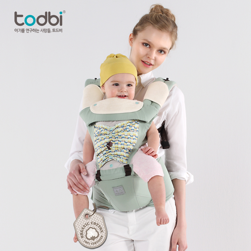 Todbi Air Motion Blossom Oganic Hipseat Baby Carrier Infant Comfortable Breathable ...
