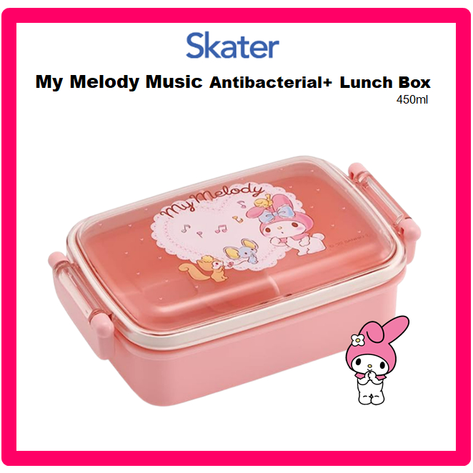 [SKATER] My Melody Music Antibacterial+ Lunch Box 450ml RBF3ANAG | Shopee Malaysia