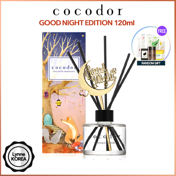 COCODOR Good Night Diffuser 120ml + wood stick 1P + fiber stick 5P ...