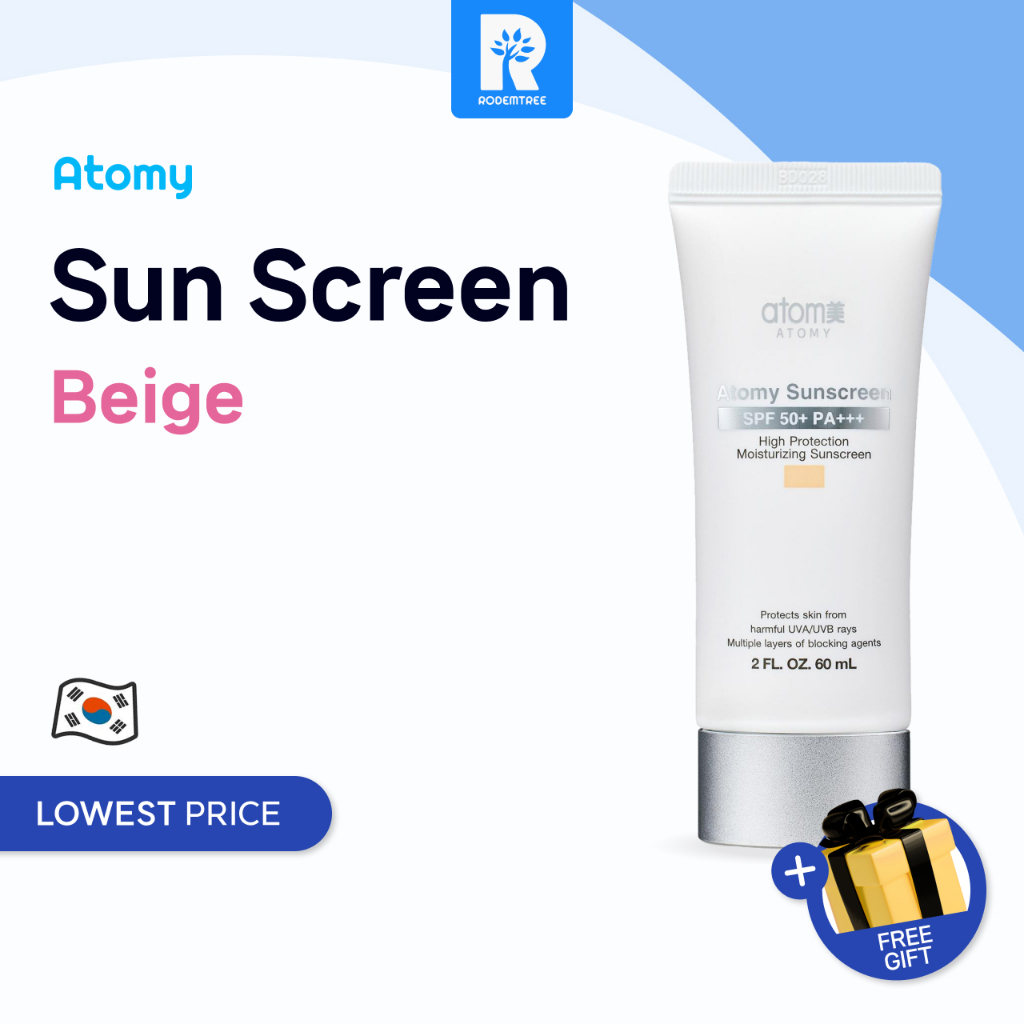 Atomy Sunscreen Beige 60ml : Powerful UV-protection | Shopee Malaysia