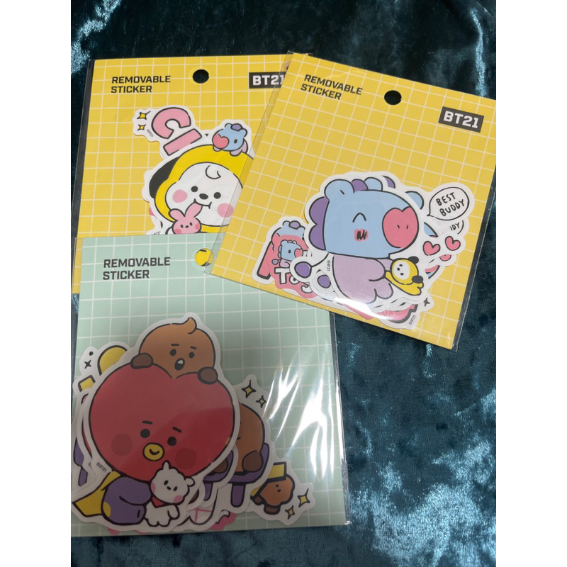 BTS BT21 Monopoly Little Buddy Removable Sticker | Shopee Malaysia