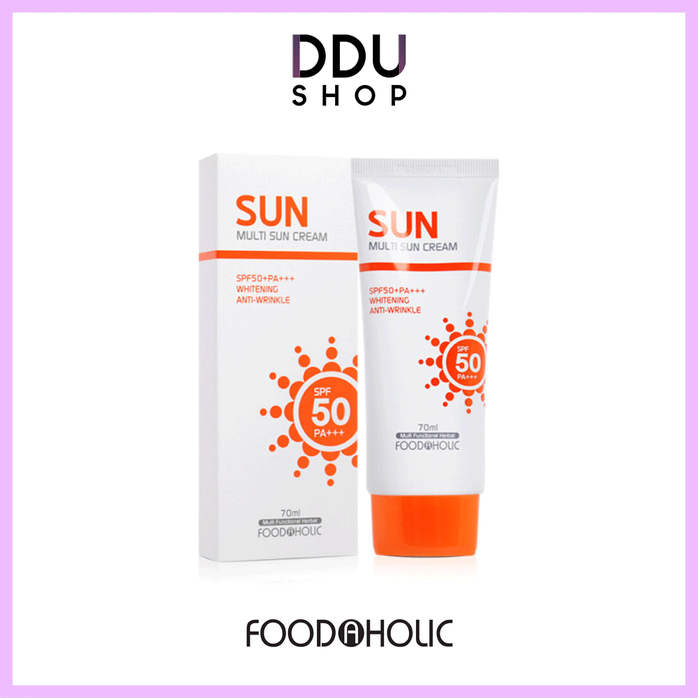 Foodaholic / Multi Face Suncream SPF50++ Whitening Anti Wrinkle 70ml ...