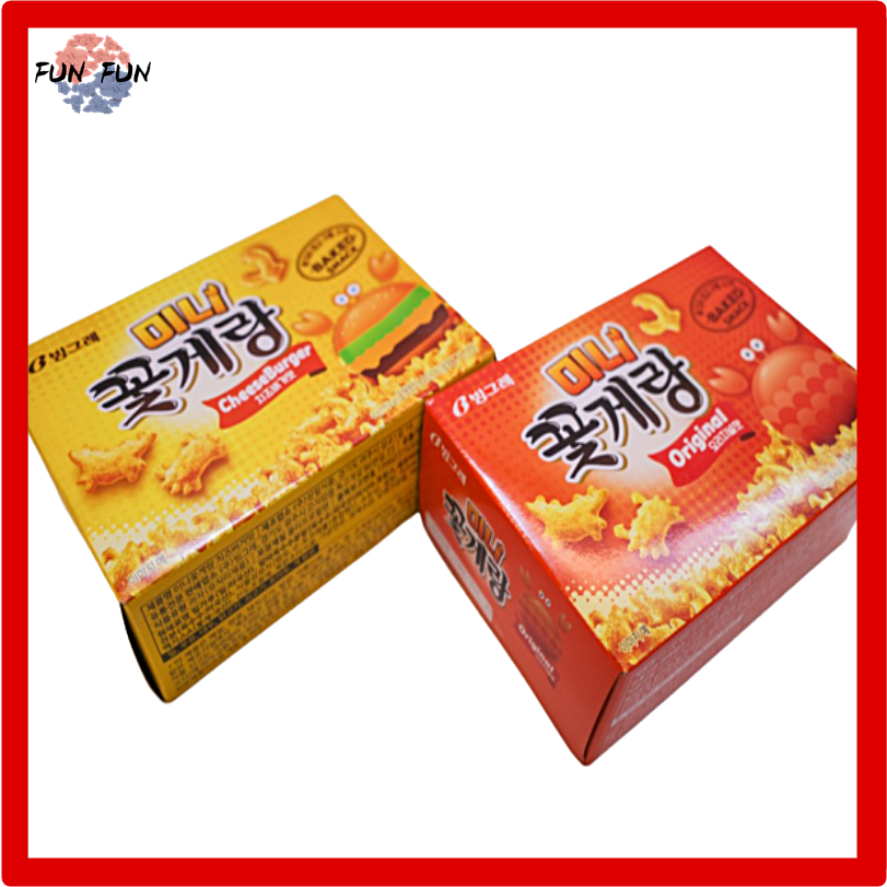 [Binggrae] mini Crab Chips 40g/Original flavor 40g/Cheeseburger flavor ...
