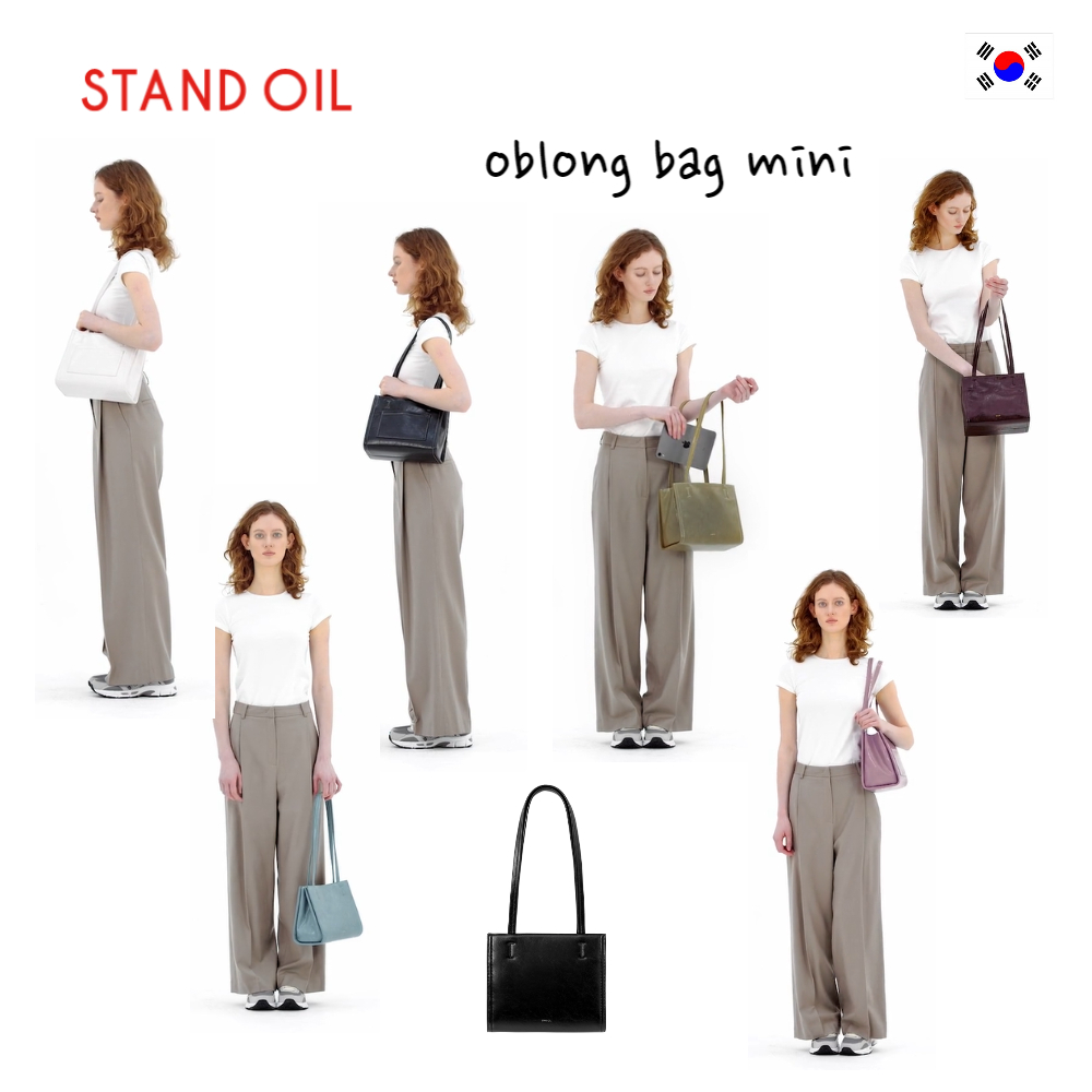 Stand-Oil Model Oblong bag mini with 7 kind of colors (Basil, Cream ...