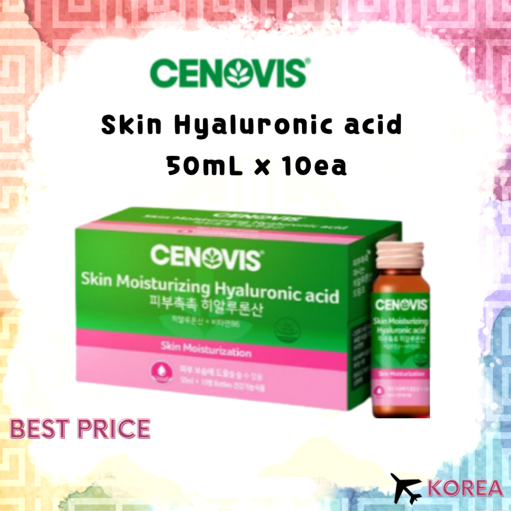 Cenovis Skin Moisturizing Hyaluronic acid 50ml X 10 bottle / + vitamin ...