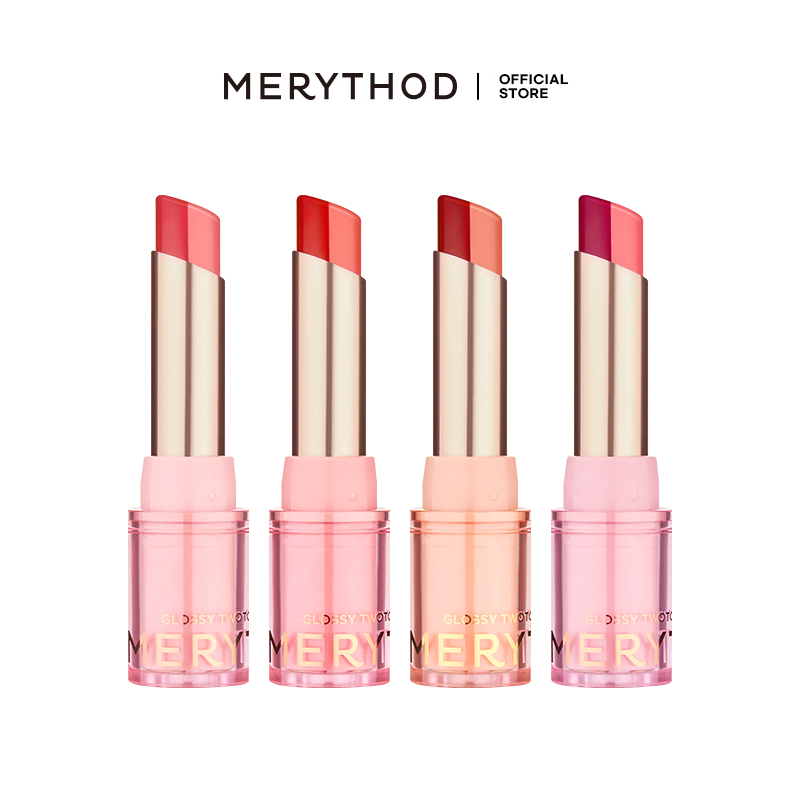 MERYTHOD Glossy Two Tone Lipstick | Shopee Malaysia