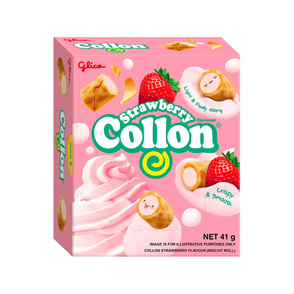 Glico Collon Strawberry (41g x 10pkts) | Shopee Malaysia