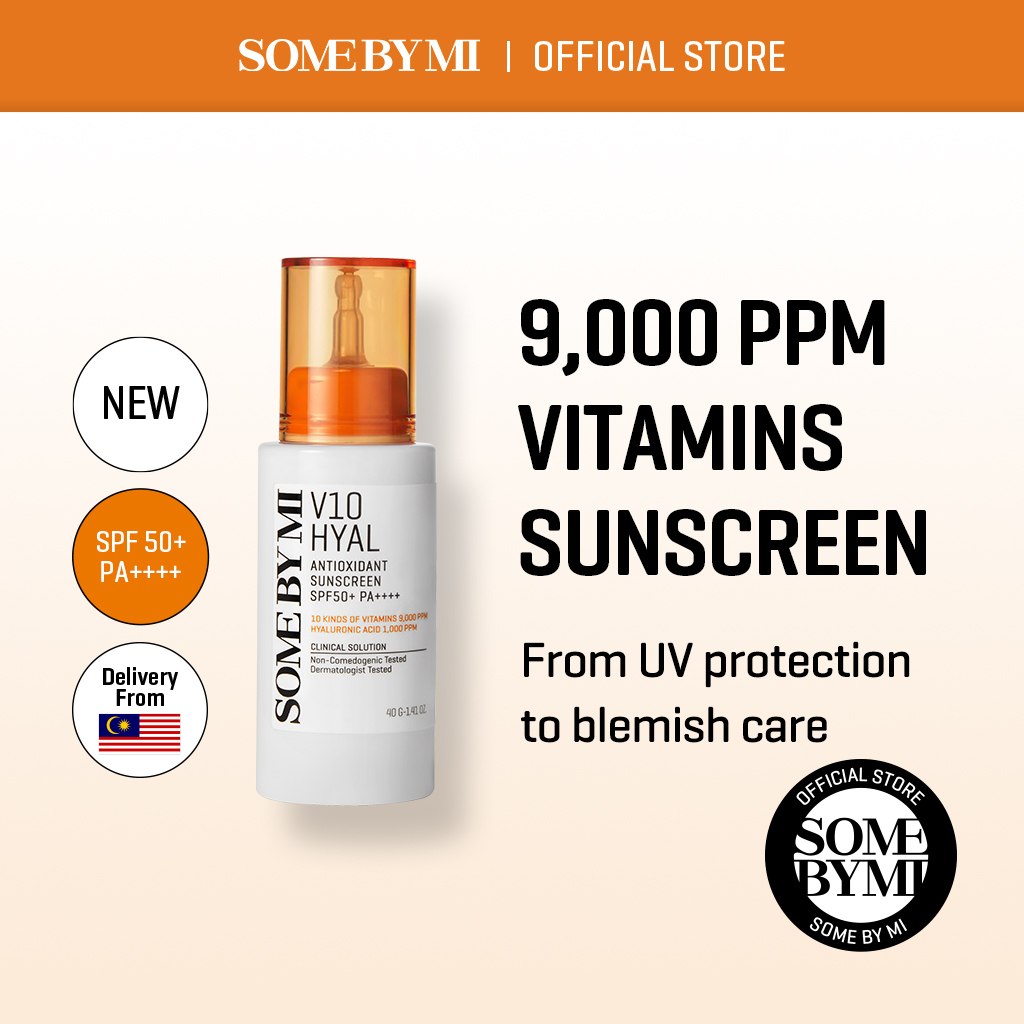[SOME BY MI] V10 Hyal Antioxidant Sunscreen SPF50+ PA++++ 40g [Anti ...