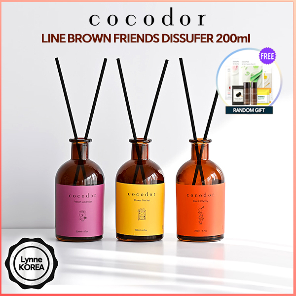 COCODOR LINE FRIENDS Brown and Friends Brown Bottle Diffuser 200ml + reed stick 5P | Shopee Malaysia
