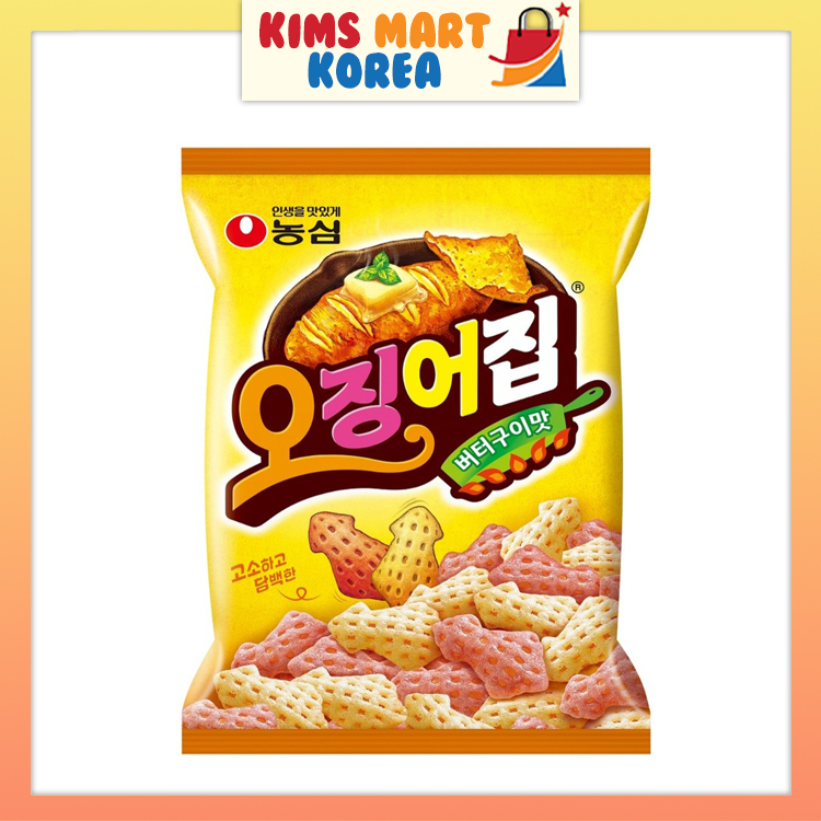Nongshim Squid Honeycomb Snack Gilled Butter Flavor Ojinguh Jib Korean ...