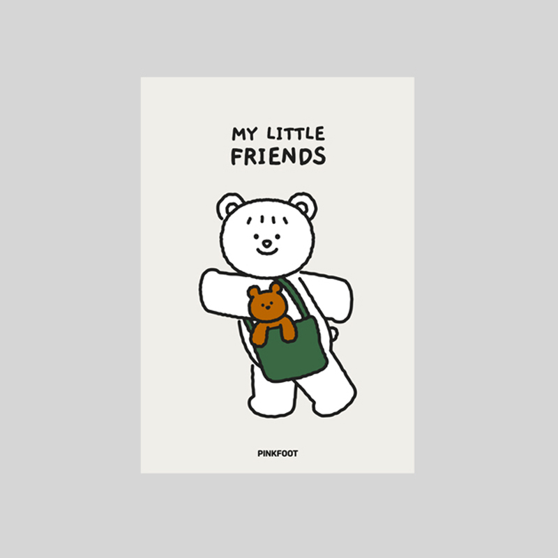 My Little Friends 30sheets Small&Light Lined Notebook Notepad Memopad ...