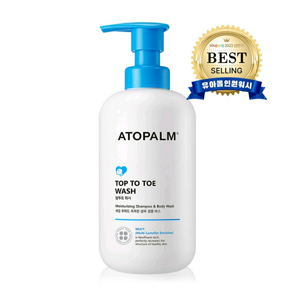 [ATOPALM] TOP TO TOE WASH Shampoo&Body Wash(460ml) | Shopee Malaysia
