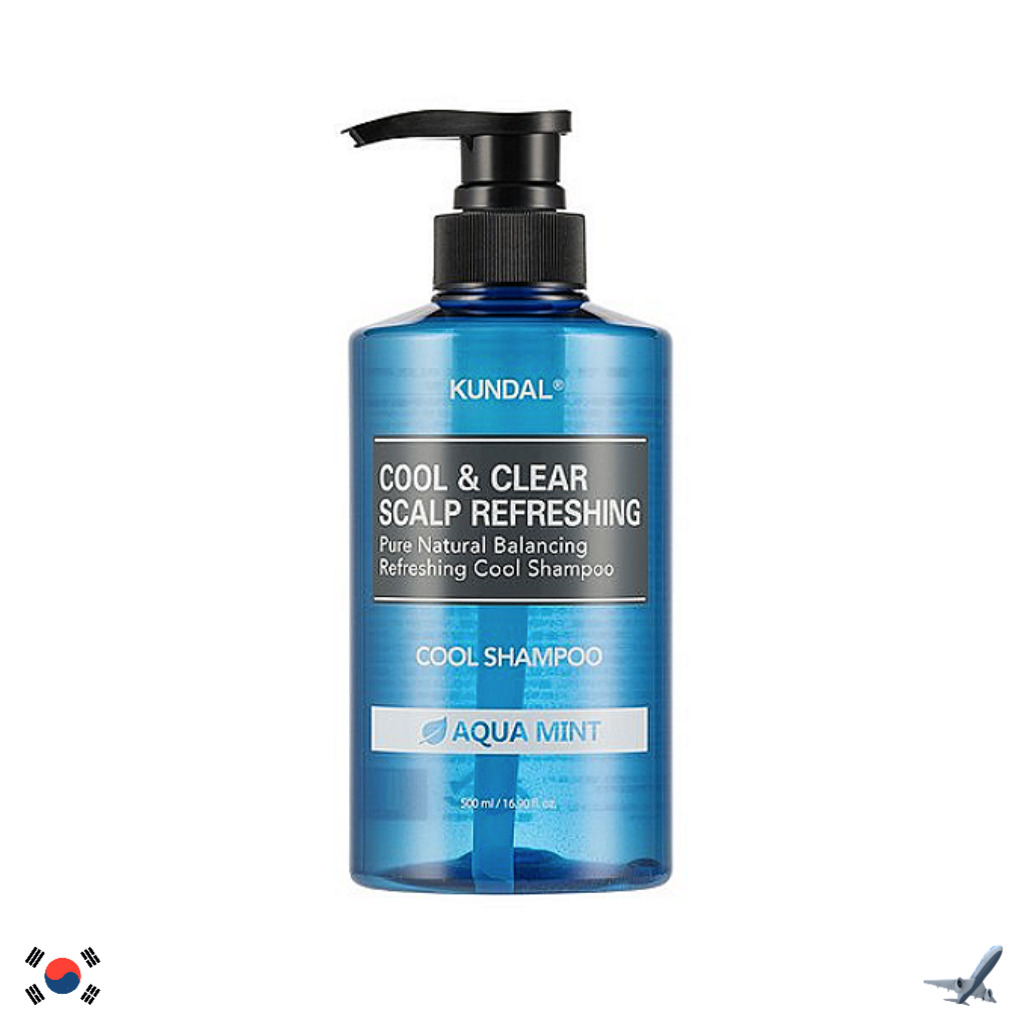 KUNDAL COOL & CLEAR SCALP REFRESHING SHAMPOO AQUA MINT 500ml | Shopee ...
