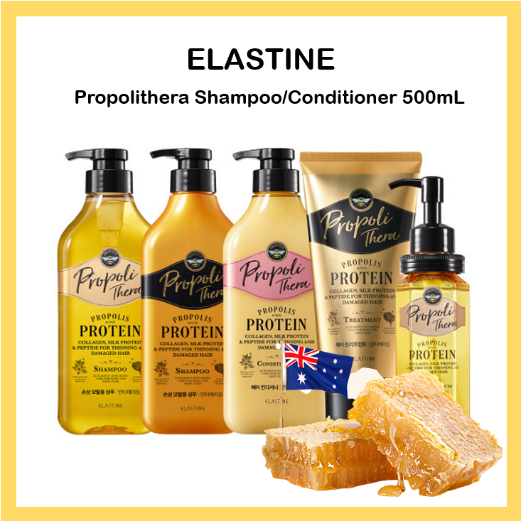 [ELASTINE] Propolithera Shampoo/Conditioner/HairOil propolis | Shopee Malaysia