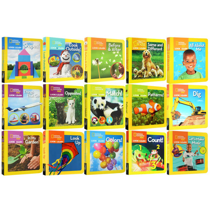 National Geographic Kids Look & Learn Board Book | Shopee Malaysia