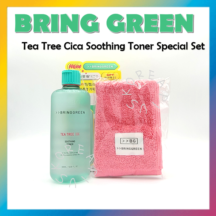[BRING GREEN] Tea Tree Cica Soothing Toner Special Set | Shopee Malaysia