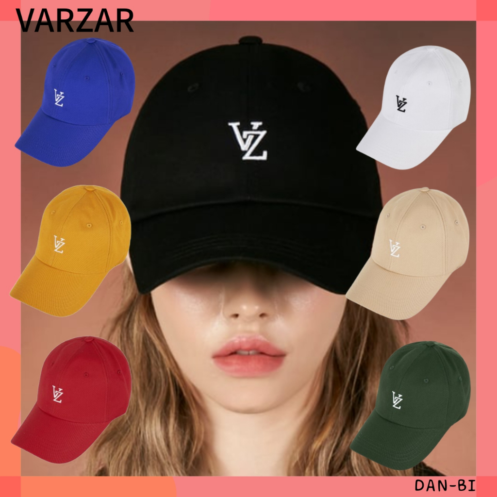 [VARZAR Monogram soft over fit ball cap / UNISEX / 7color free size / hide my eyes / small ...