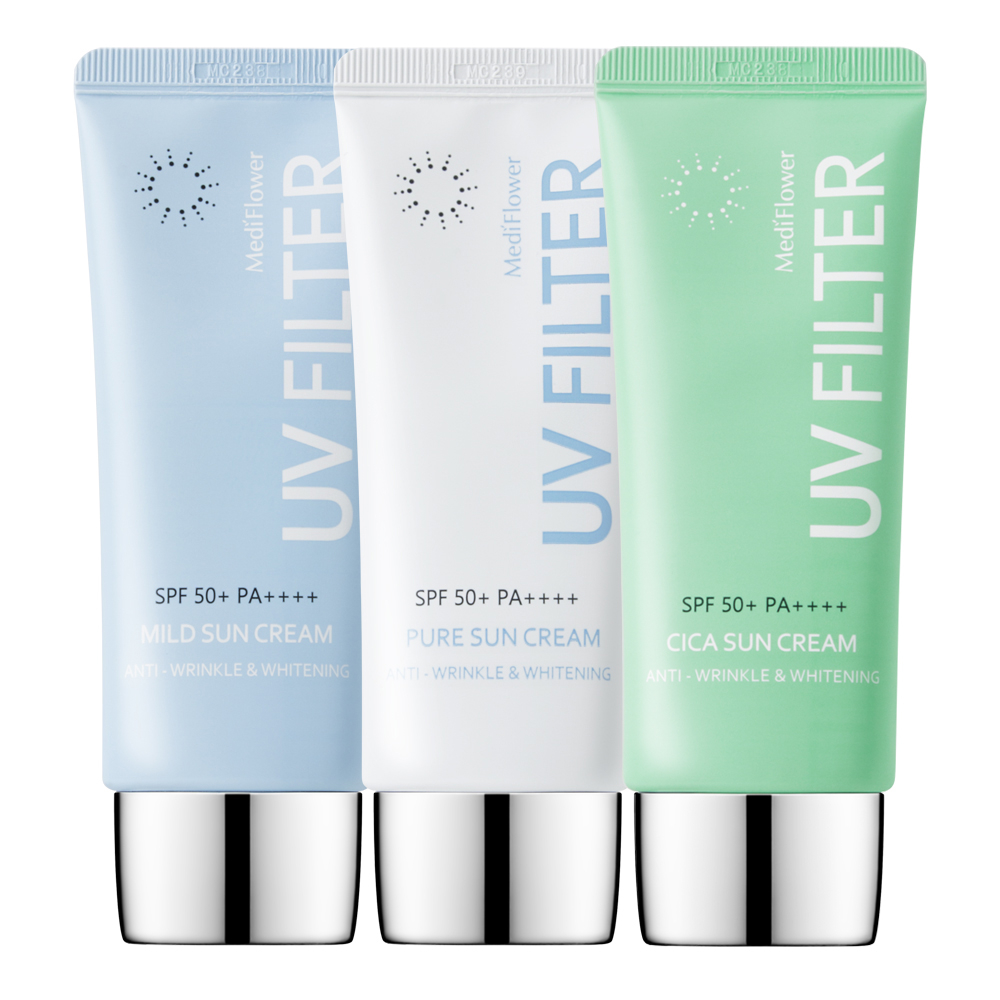 [Mediflower] UV Filter Mild, Pure, Cica Sun Cream 50ml SPF 50+ PA ...
