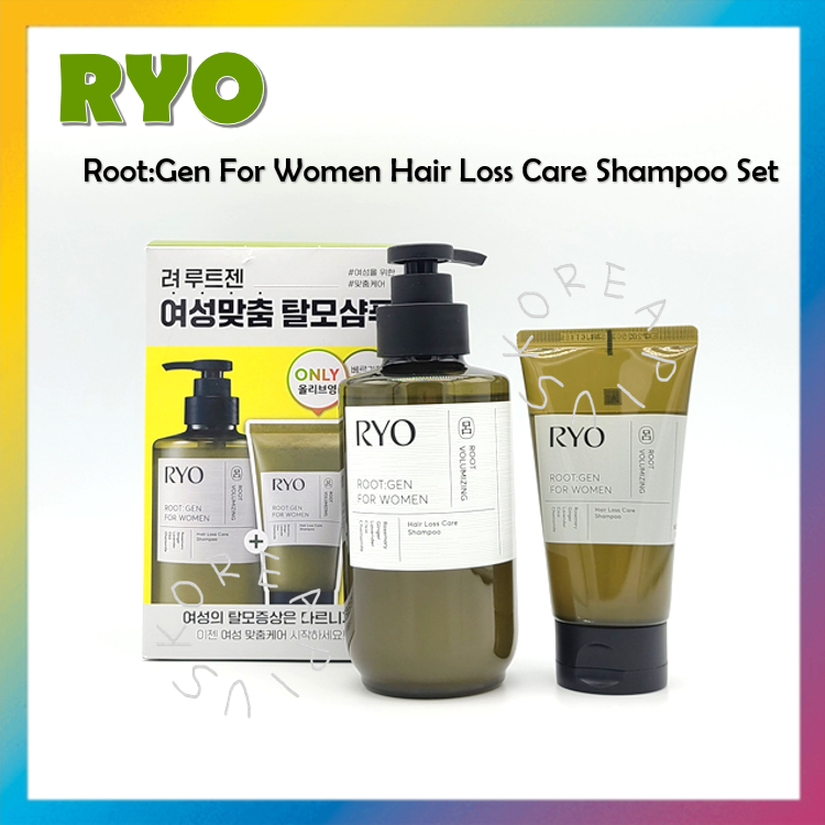 [RYO] Root:Gen For Women Hair Loss Care Shampoo Set | Shopee Malaysia