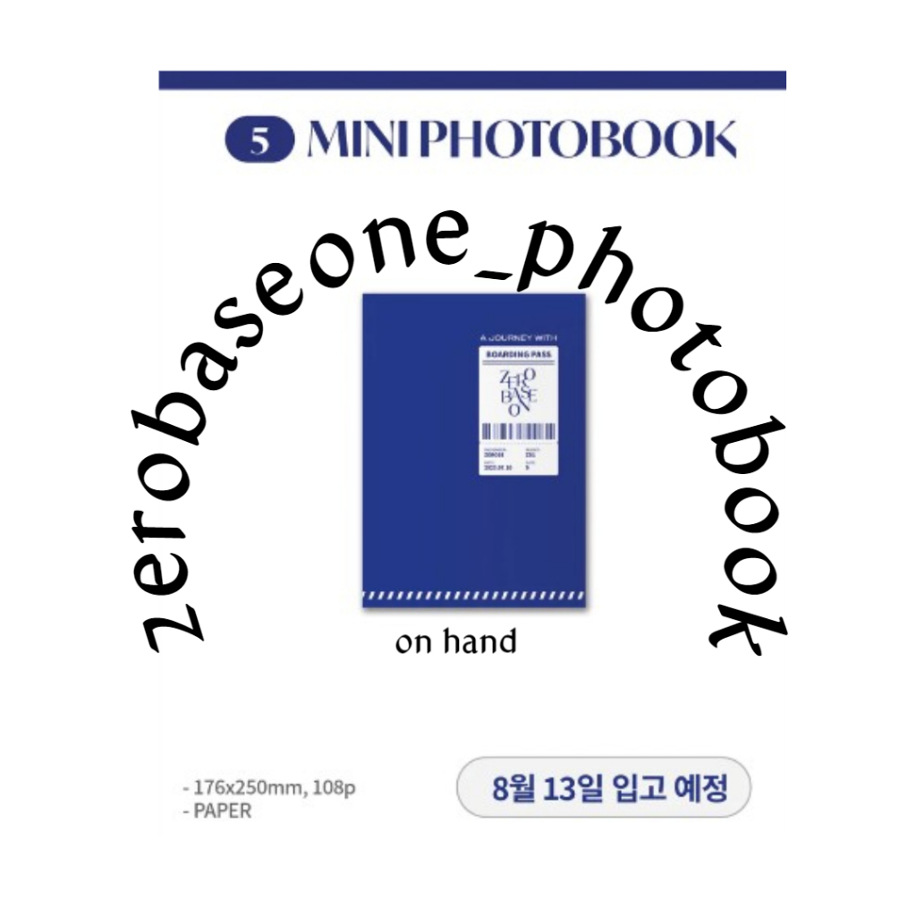(ZEROBASEONE) MINI PHOTOBOOK_POP UP MD | Shopee Malaysia