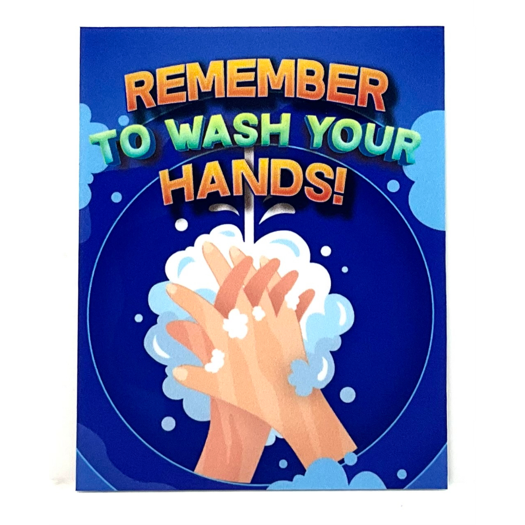 REMEMBER TO WASH YOUR HANDS! SIGNAGE ( 80mm x 100mm ) | Shopee Malaysia
