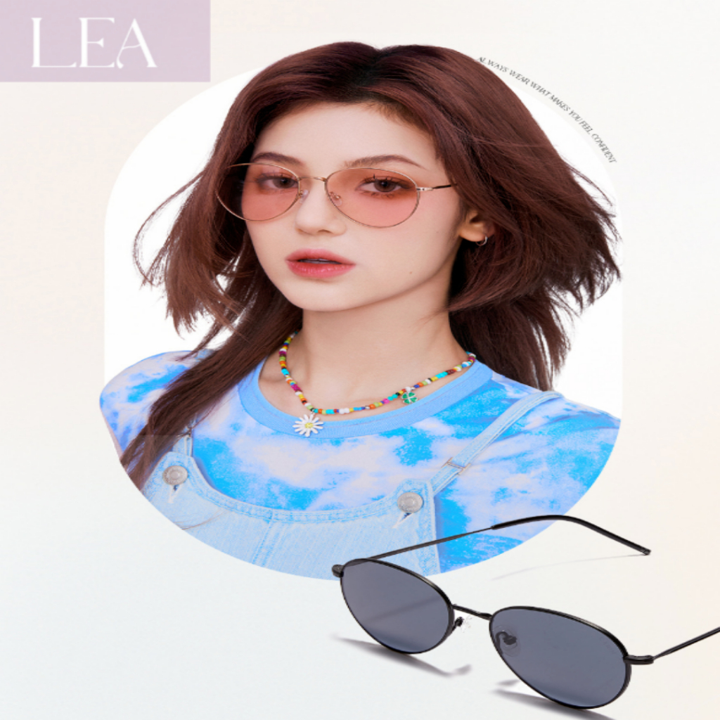 [CARIN] NEW 2023 CARIN LEA Black / Yellow / Pink 100% genuine | Metal Sunglasses / Boeing frame ...