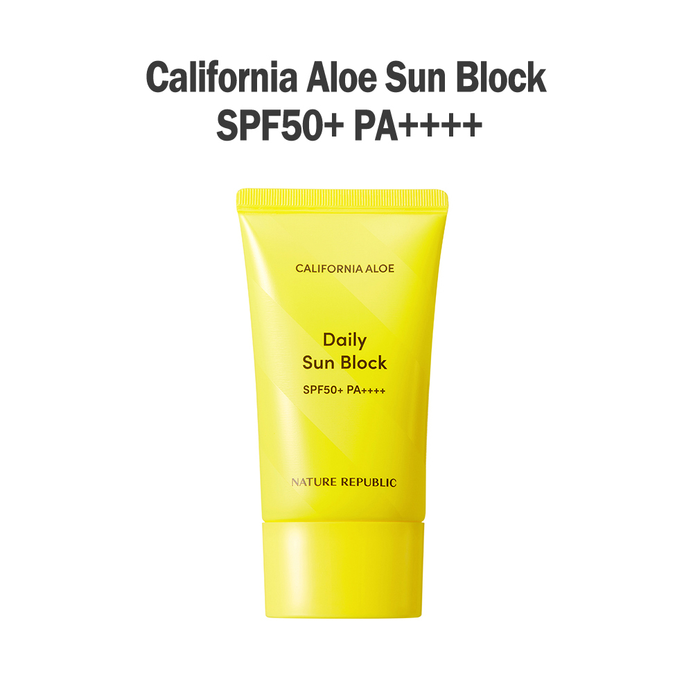 [Nature Republic] California Aloe Sun Block 50+ SPF PA++++ Korea ...