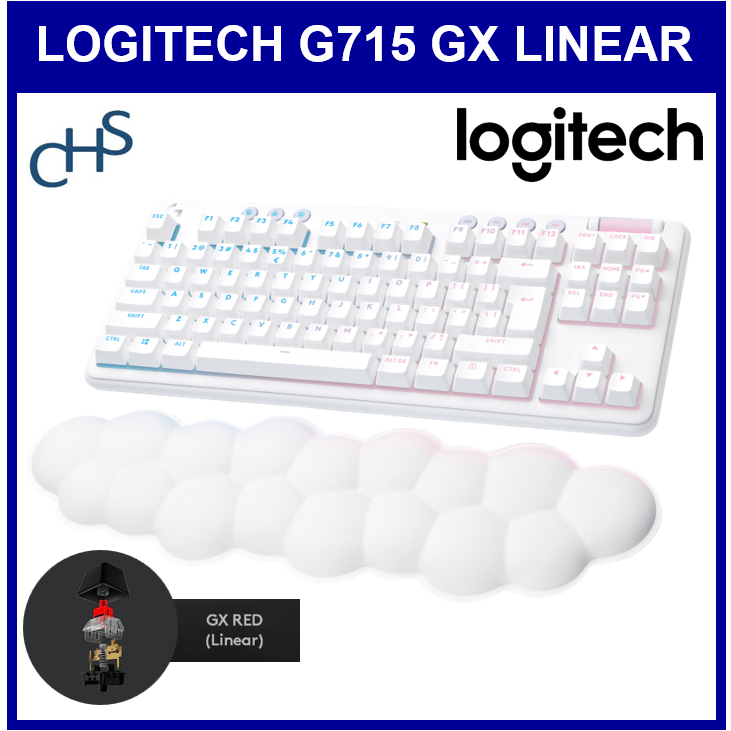 Logitech G715 TKL Wireless GX Linear Switch Mechanical RGB Gaming ...