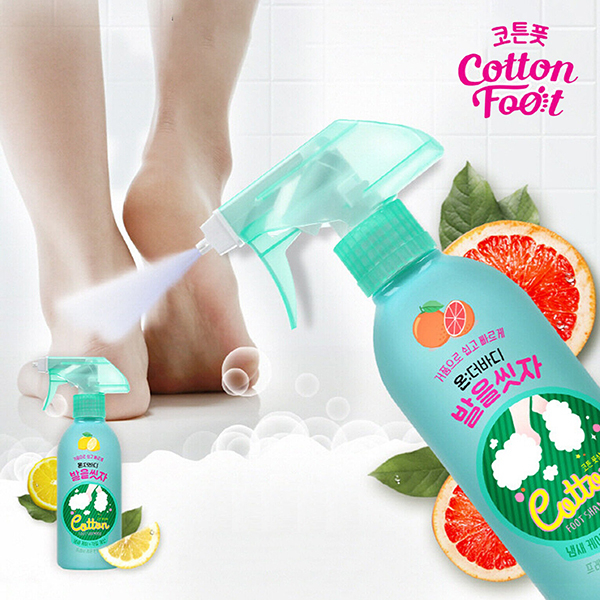 [ON THE BODY] Cotton Foot Shampoo 385ml Foot dead skin relief/foot odor ...