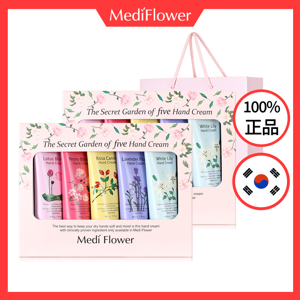 [Mediflower] [Bundle of 2] The Secret Garden of five Hand Cream Set ...