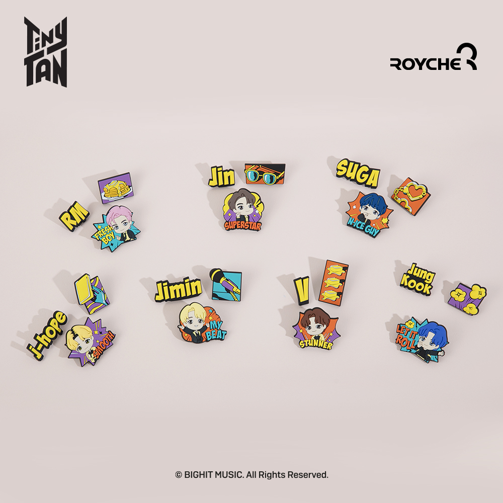 BTS TinyTAN Official Butter Rubber Pin Badge | Shopee Malaysia