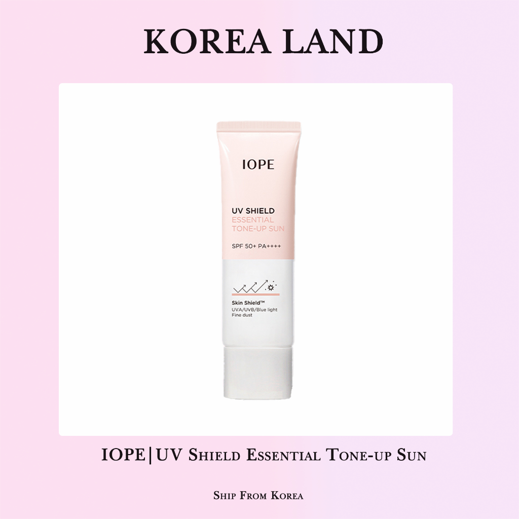 IOPE | UV Shield Essential Tone-up Sun SPF 50+ PA++++ (50ml) | Shopee ...