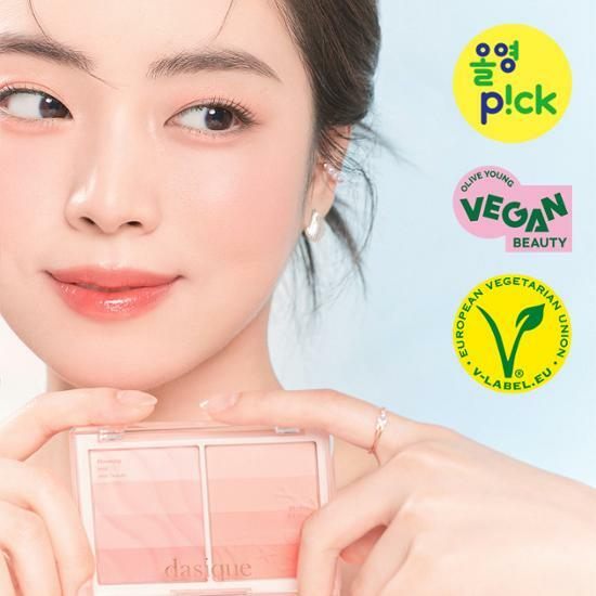 [Dasique] Blending Layer Cheek (01 Summer Coral) | Shopee Malaysia