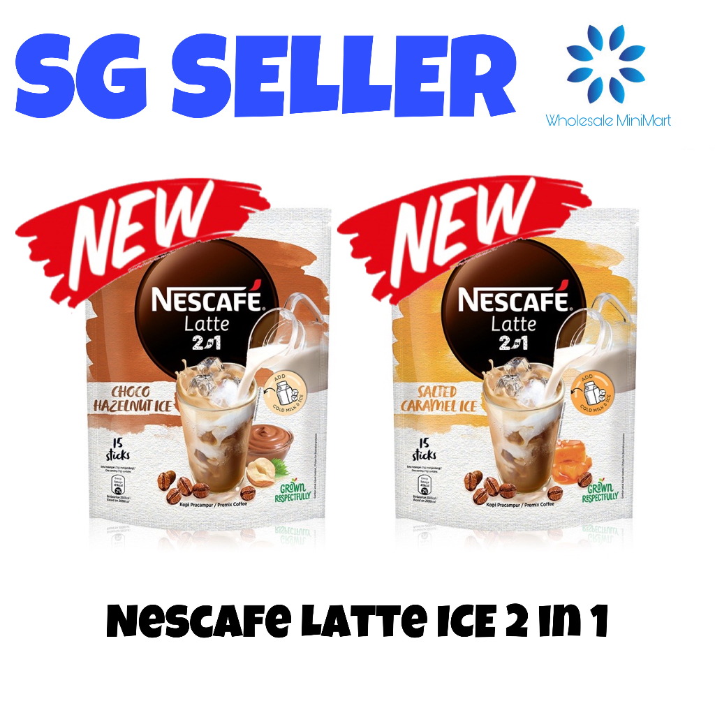 (New Arrival) NESCAFE Latte Ice 2 in 1 Salted Caramel/Choco Hazelnut ...