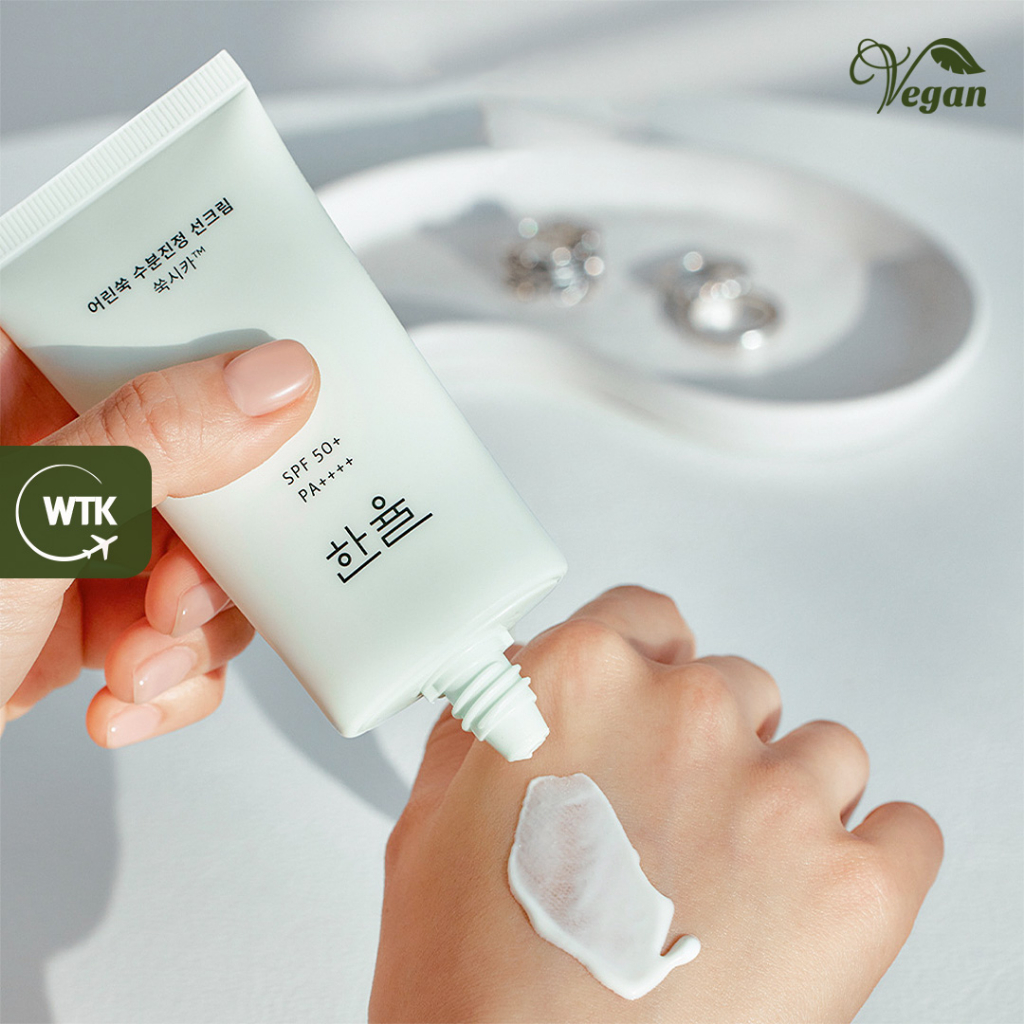 HANYUL Pure Artemisia Calming Suncream / Yuja Vita-C Sunscreen SPF50 ...