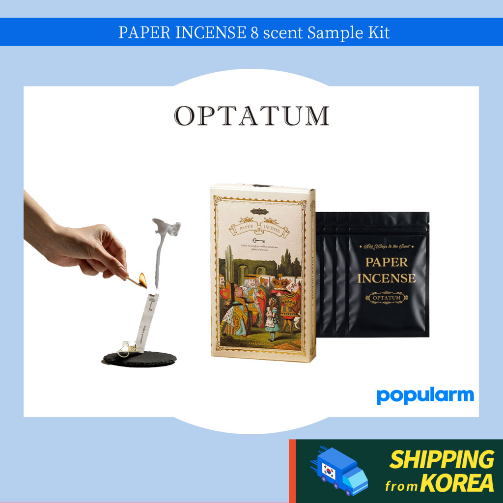 OPTATUM PAPER INCENSE 8 scent Discovery Kit Sample Kit | Shopee Malaysia