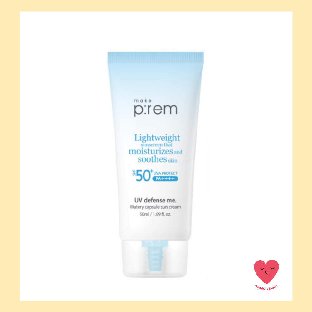 make p:rem UV Defense Me Watery Capsule Sun Cream 40ml | Moisturizing ...