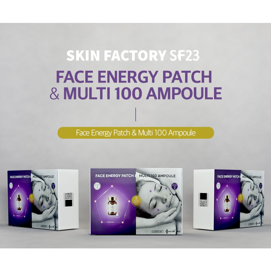 FACE ENERGY PATCH & MULTI 100 AMPOULE | Shopee Malaysia