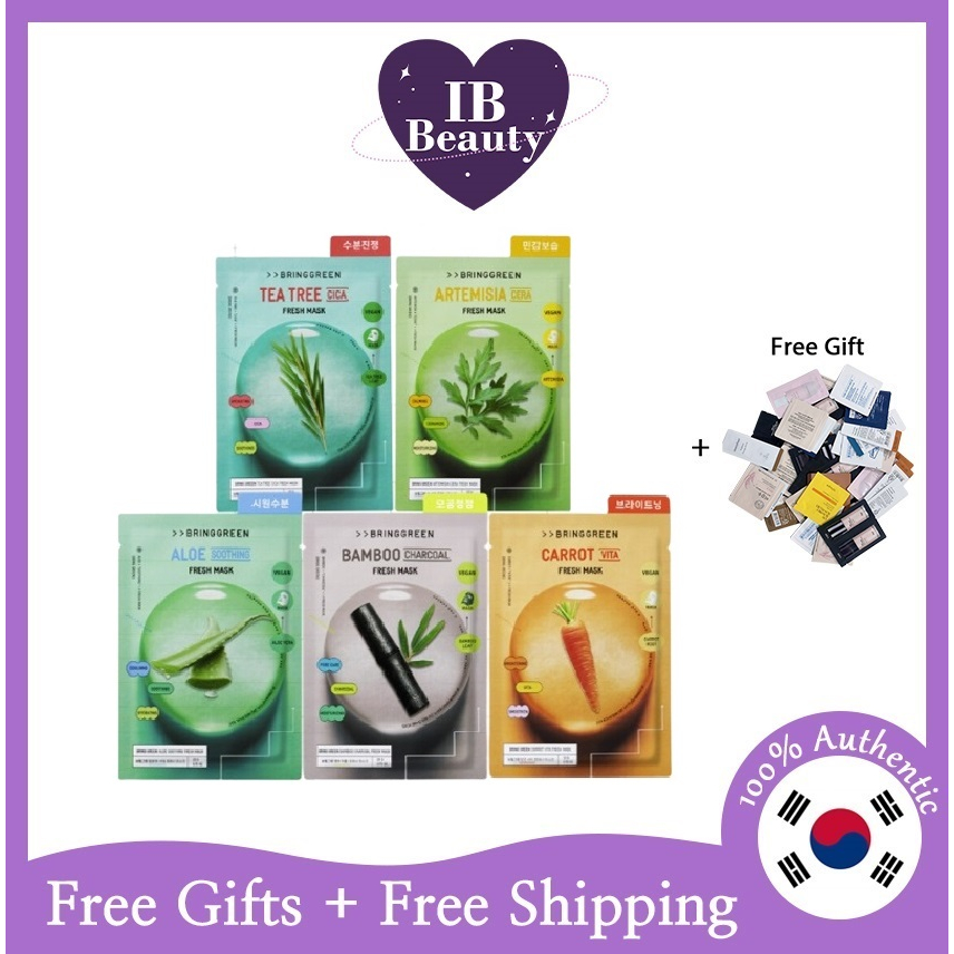 [Bring Green] Fresh Mask 20g(10ea) | Shopee Malaysia