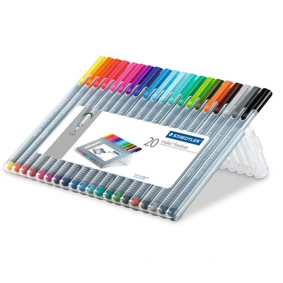 Staedtler Triplus Fineliner 0.3 mm Pens, 20 Color Pack (334 SB20 ...