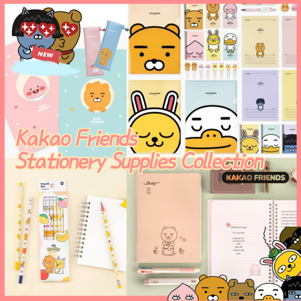 (Korea)Kakao Friends Notebook Note Mini Notebook Kids Diary Notebooks ...