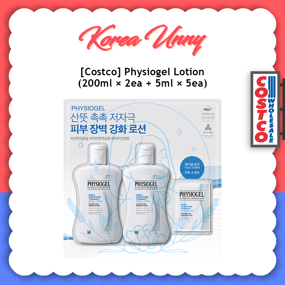 [Costco] Physiogel Lotion 200ml x 2ea + 5ml x 5ea | Shopee Malaysia