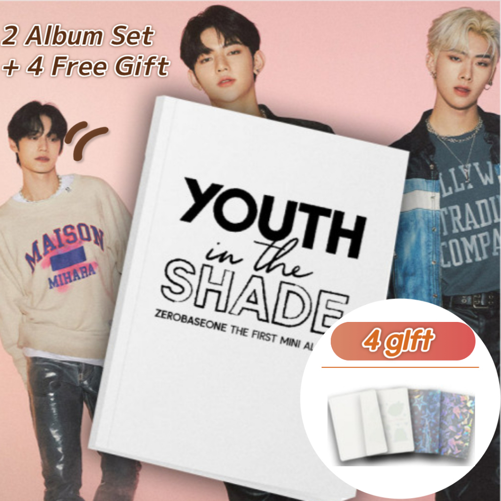 ZB1 ORIGINAL ZEROBASEONE ALBUM YOUTH IN THE SHADE Photobook (Album Set ...