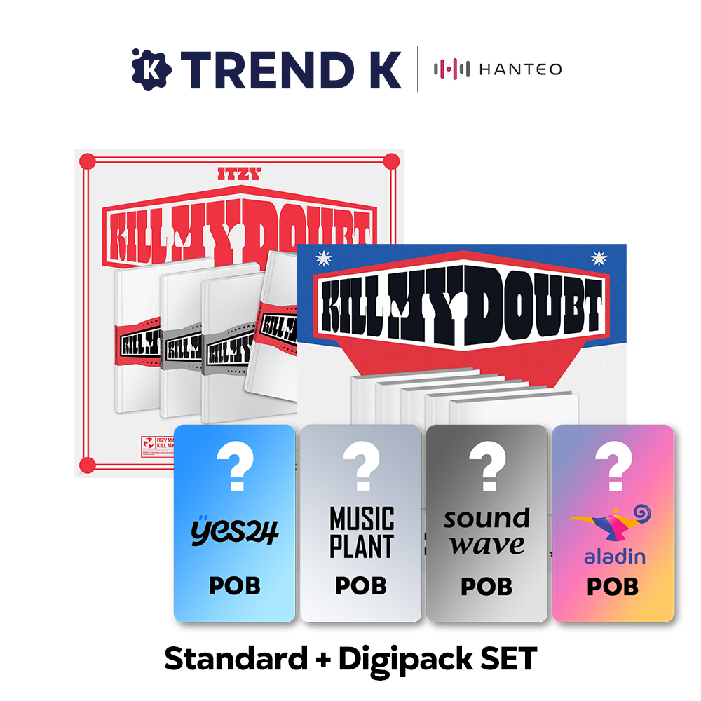 (Site POB) ITZY - [KILL MY DOUBT] (STANDARD + DIGIPACK SET) | Shopee ...