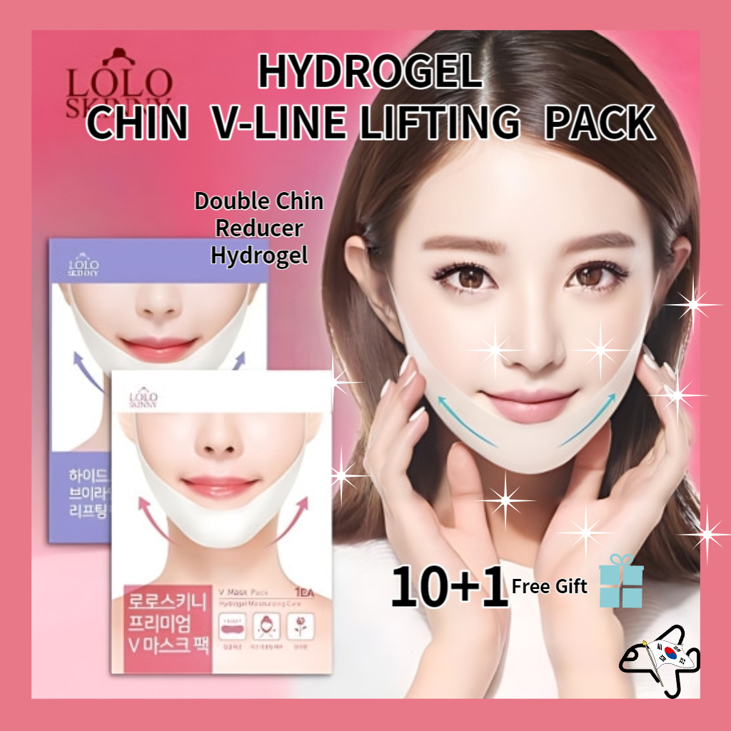 Hydrogel Chin Pack Chin V-line Lifting Mask Patch Double Chin Reduction ...