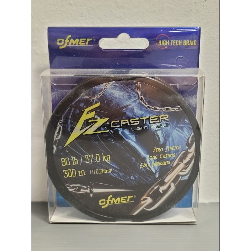 300m Ofmer EZ Caster Braided Light Blue fishing line for both Saltwater ...