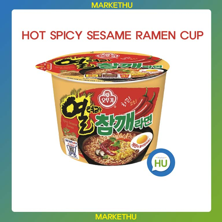 [OTTOGI] Hot Spicy Sesame Ramen Big Cup 110g/Korean Instant Noodles | Shopee Malaysia