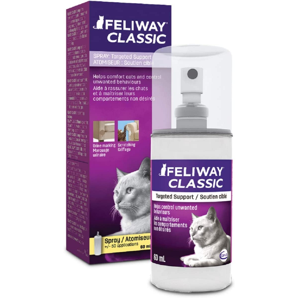 FELIWAY Classic Cat Calming Pheromone Diffuser 30 Day Starter Kit (48 ...