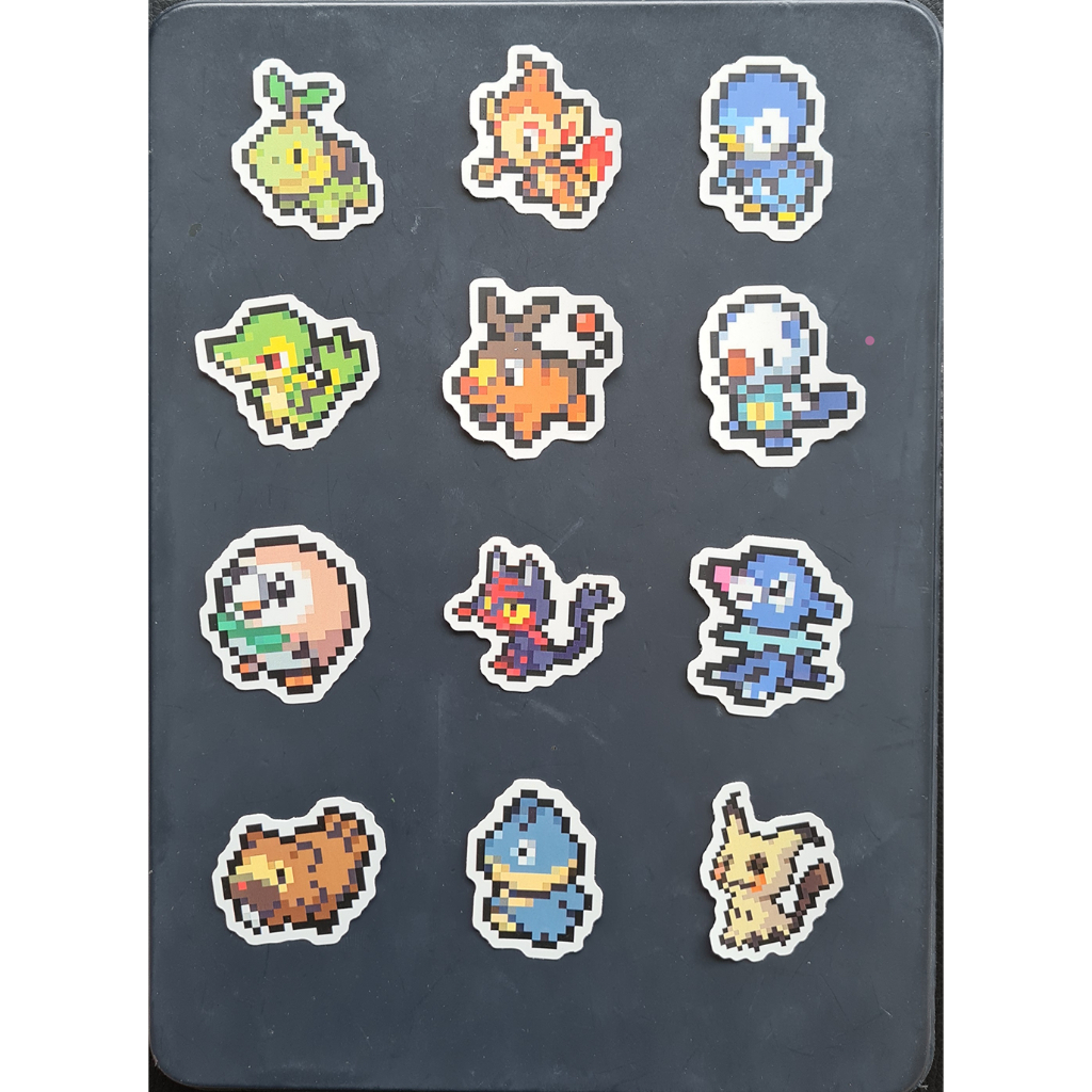 Pokemon 8-bit Pixel Art Stickers [Series 3] | Shopee Malaysia